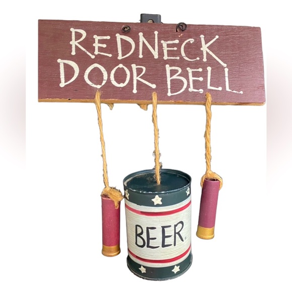 Accents | Redneck Doorbell Beer Can 12 Gauge Shot Gun Shells Door Chime ...